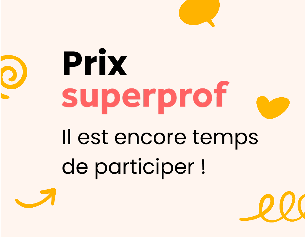 Prix Superprof - partagez votre projet de classe